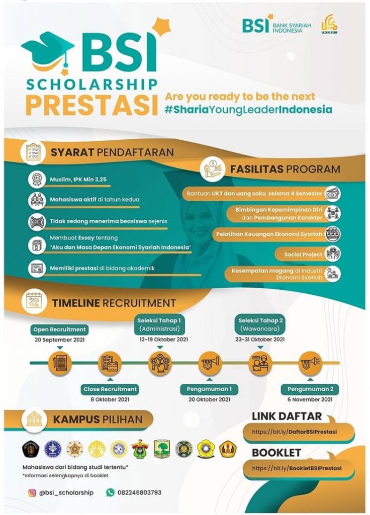 BSI Scholarship Prestasi - Fakultas Ekonomi dan Bisnis Universitas ...