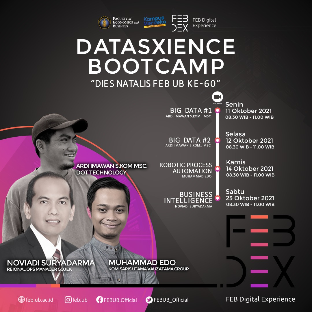 Datasxience Bootcamp Dalam Rangka Dies Natalis FEB UB Ke-60 - Fakultas ...