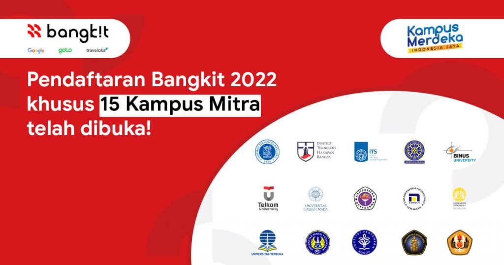 Pendaftaran Bangkit 2022 telah dibuka terbatas untuk mahasiswa Universitas Brawijaya (kampus ...