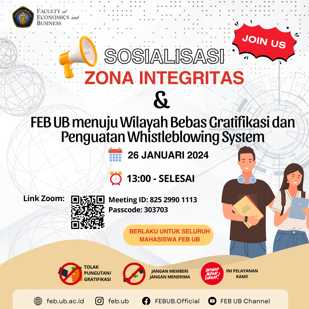 Sosialisasi Zona Integritas Untuk Mahasiswa FEB UB - Fakultas Ekonomi dan Bisnis Universitas ...
