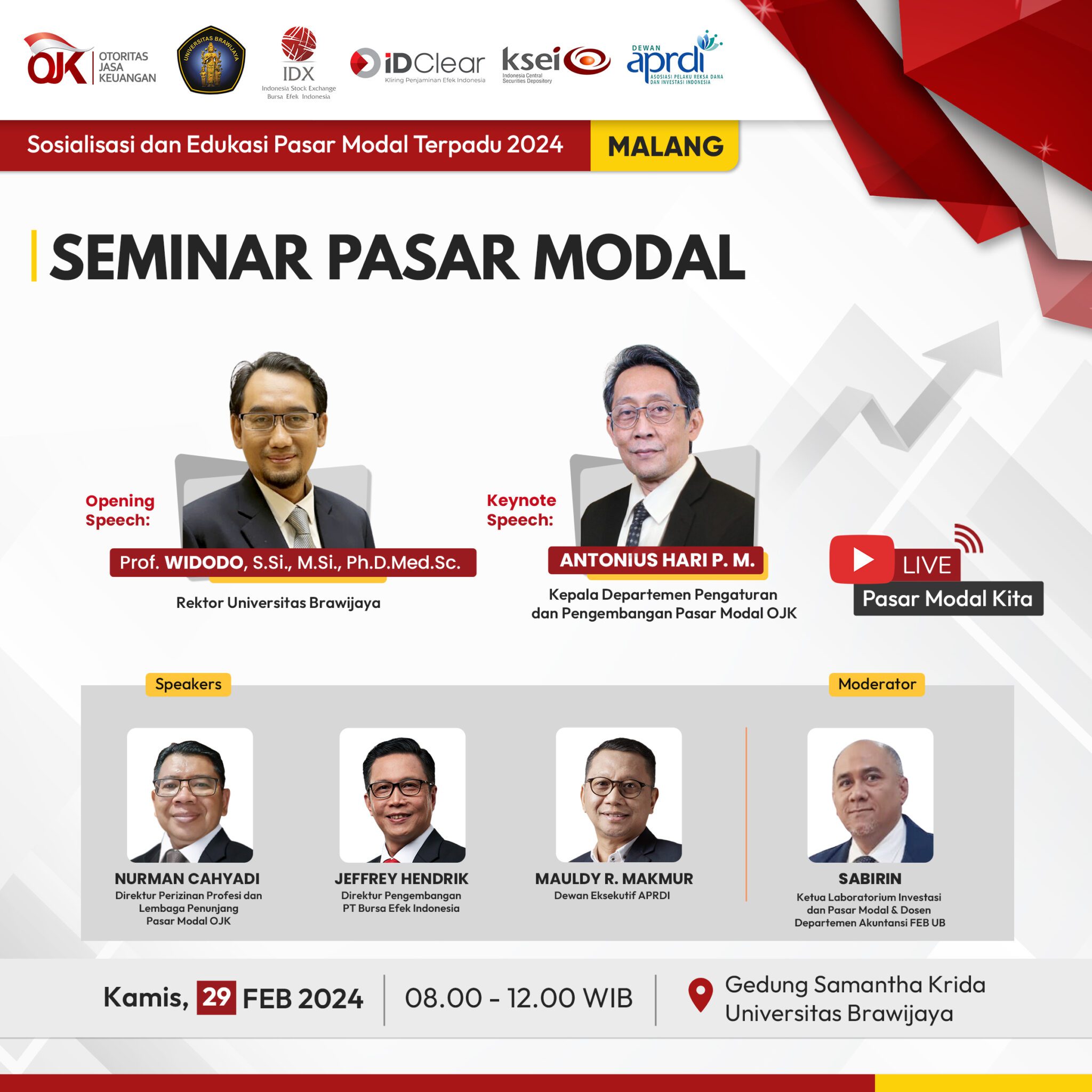 Seminar Pasar Modal - Fakultas Ekonomi dan Bisnis Universitas Brawijaya