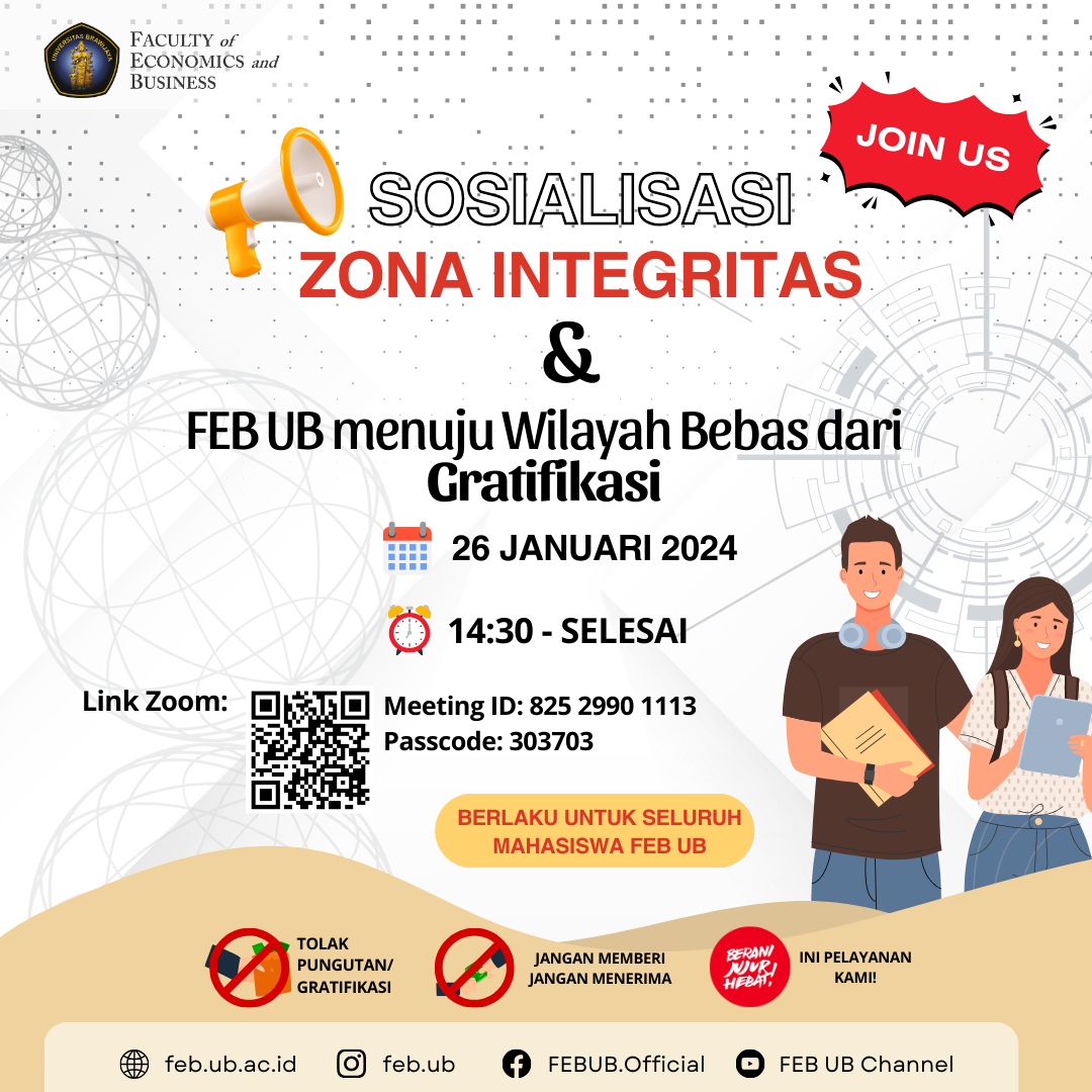 Sosialisasi Zona Integritas Untuk Mahasiswa FEB UB - Fakultas Ekonomi ...