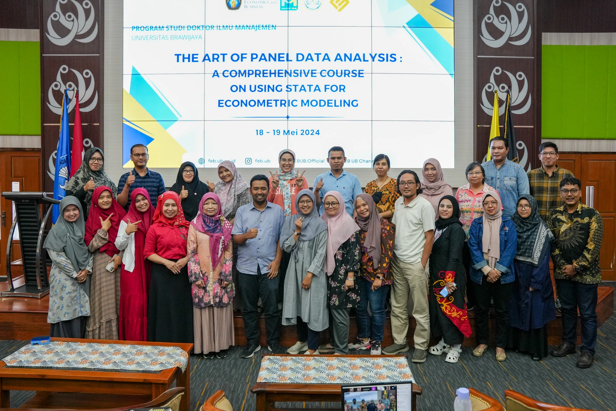 FEB Universitas Brawijaya Gelar Workshop “The Art of Panel Data ...