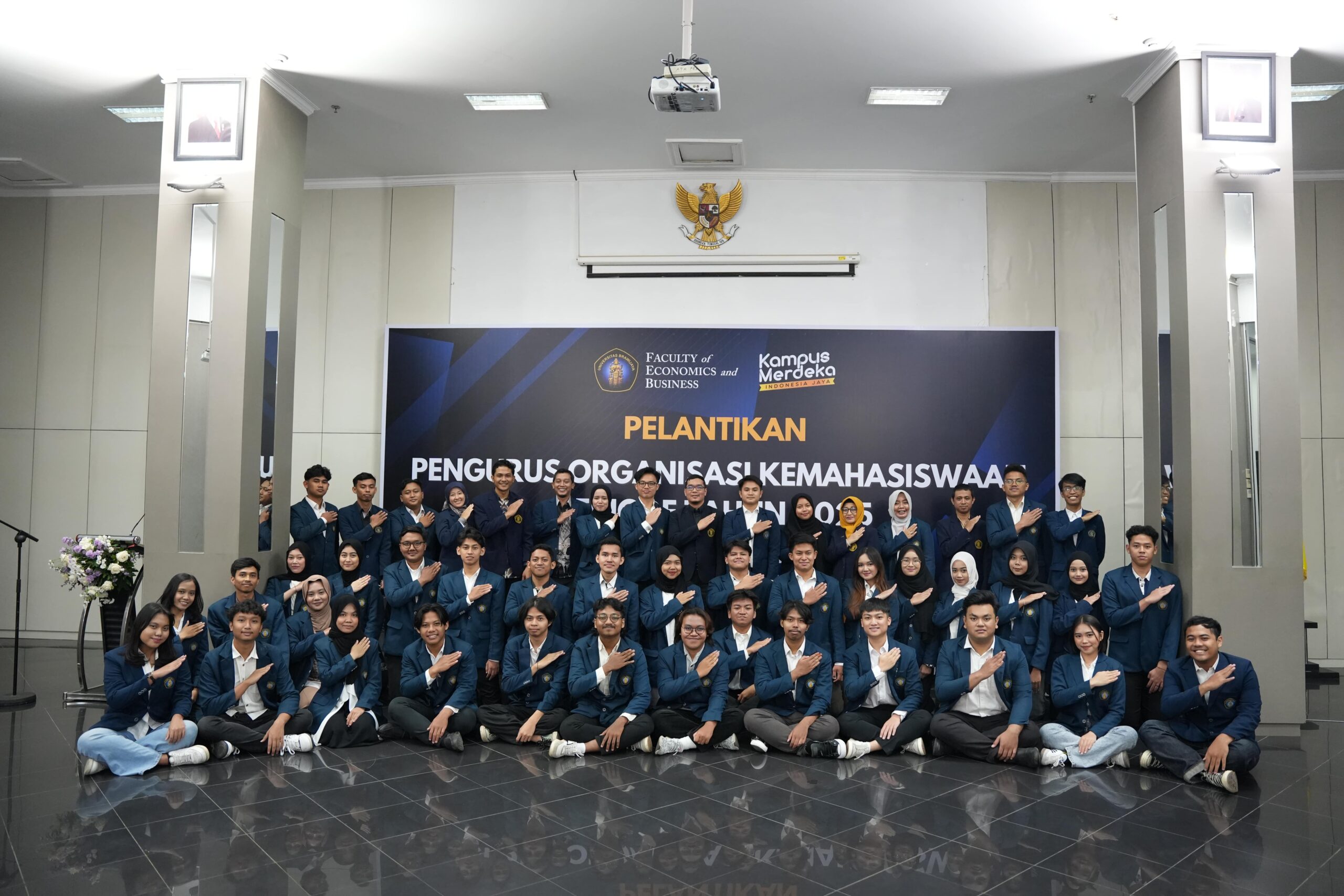 Pelantikan Pengurus Organisasi Kemahasiswaan FEB UB Periode 2025 ...